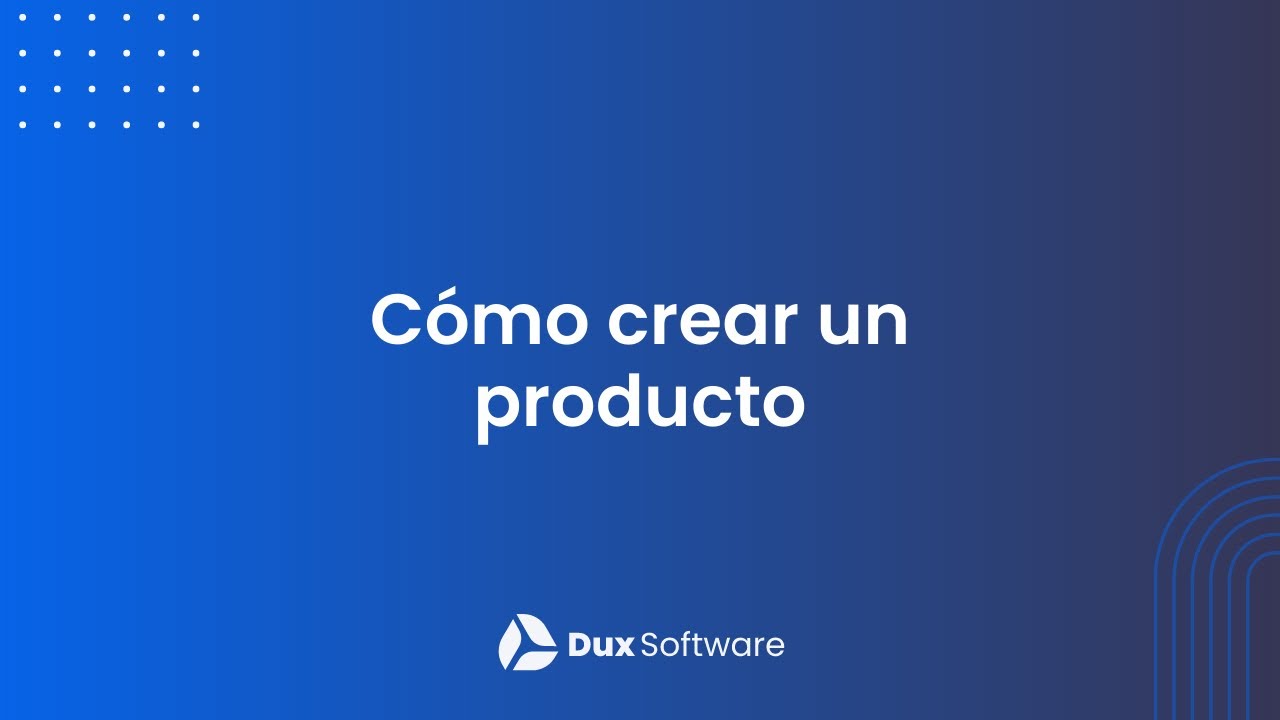 Cómo crear un producto - YouTube