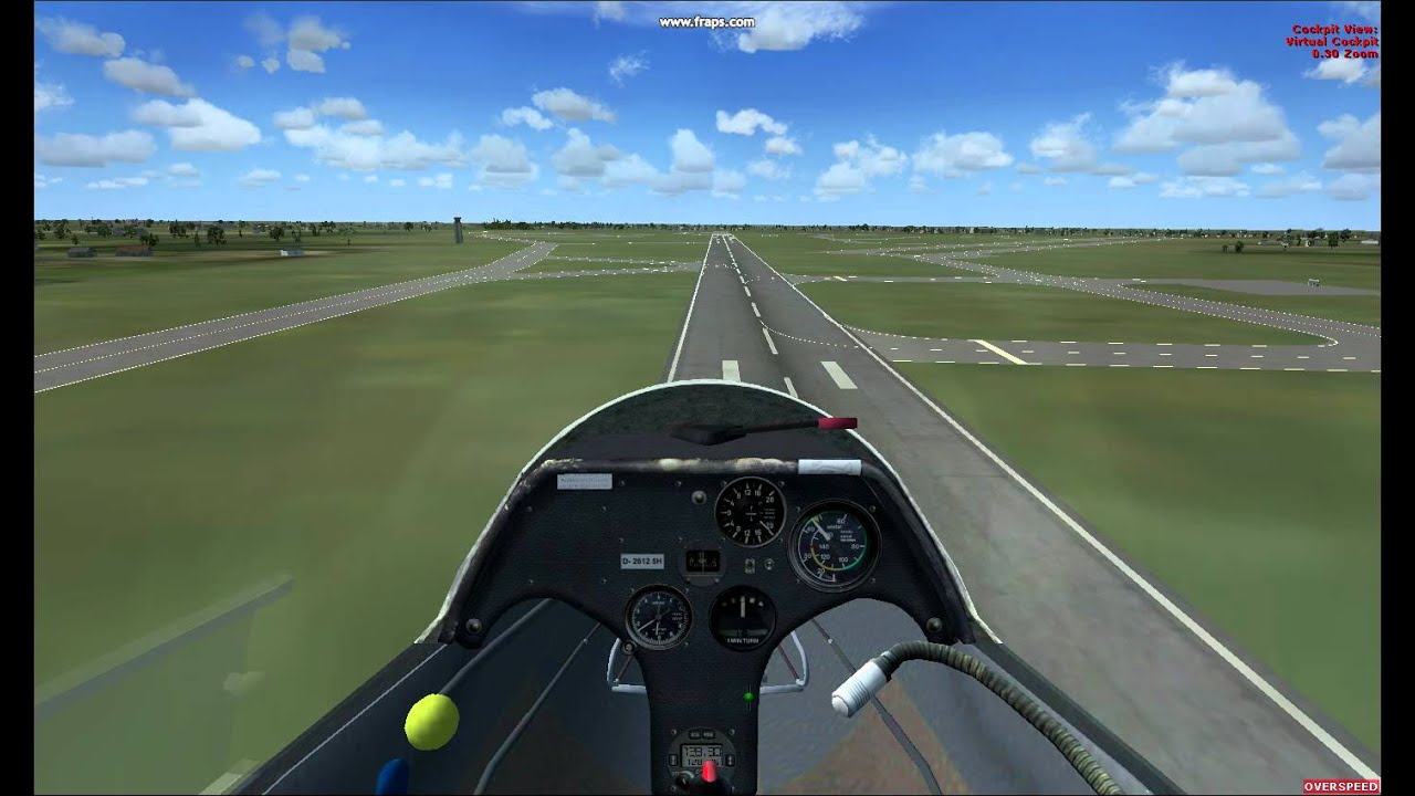 extreme fast glider low pass and crash - YouTube