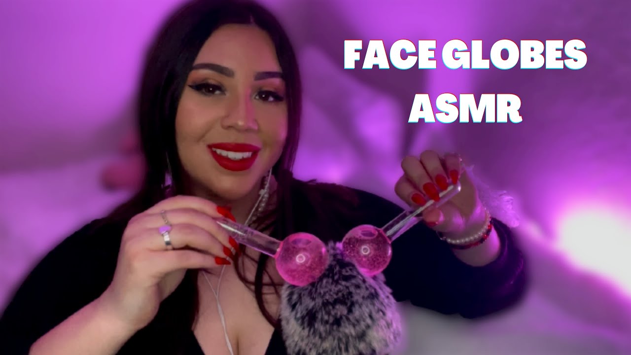 ASMR Facial Globes Water Sounds - YouTube