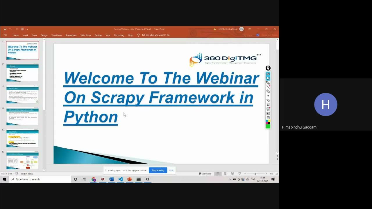 Scrapy Framework - YouTube