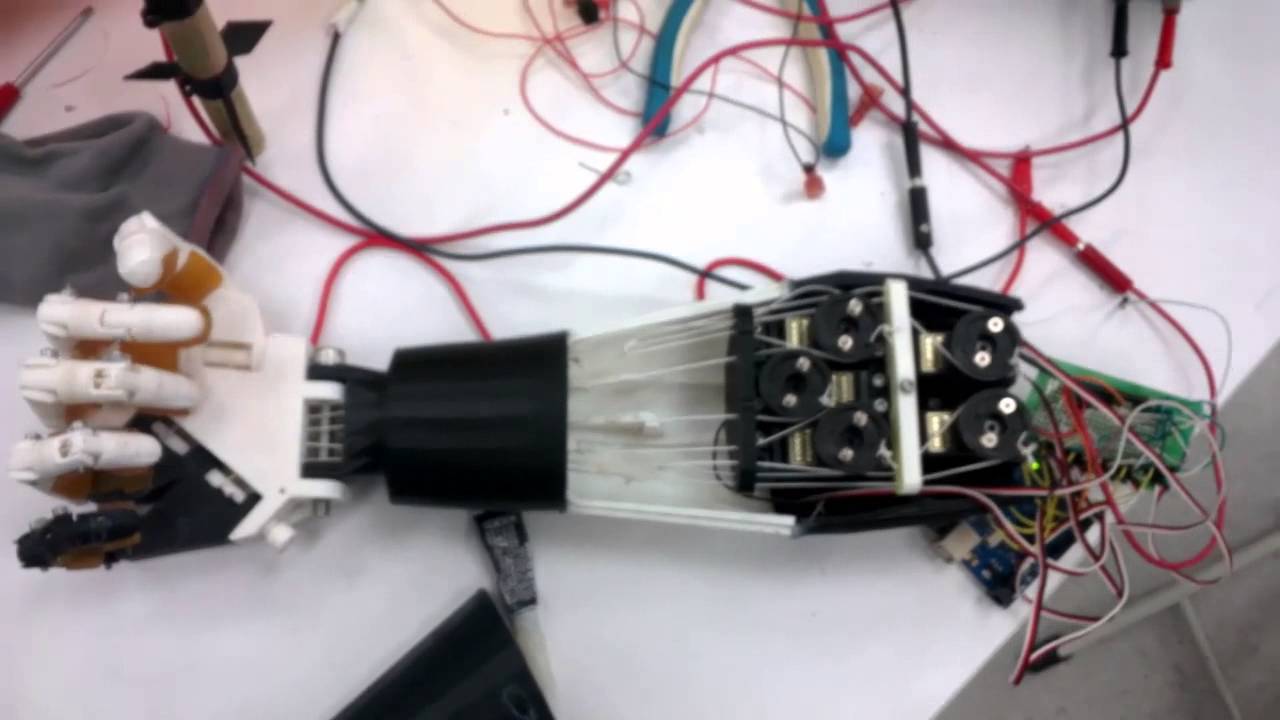 Inmoov Hand Introduction - YouTube