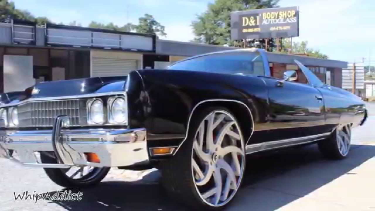 73 Caprice On 24s We Got Motion! Rick Ross's BIG BLOWER Supercharged