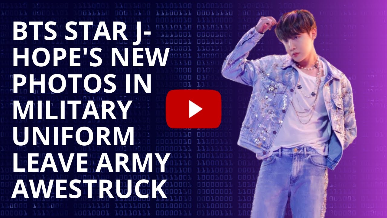 BTS Star J-Hope's New Photos In Military Uniform Leave ARMY Awestruck ...