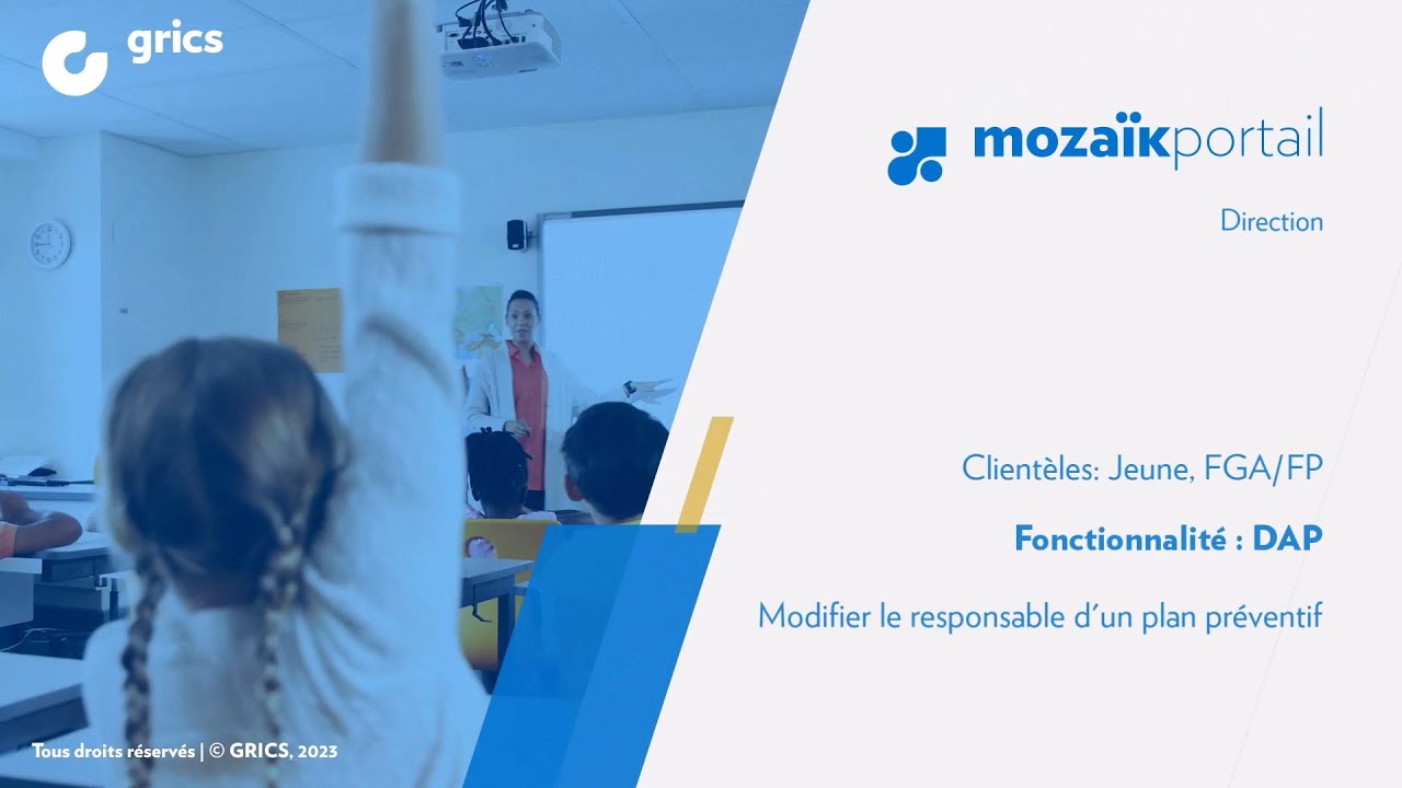 Modifier le responsable d'un plan préventif - YouTube