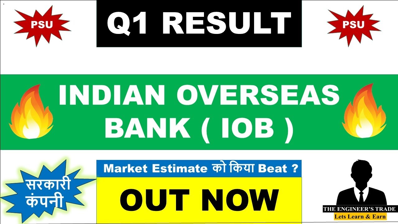 IOB Q1 Results 2025 | IOB Results Today | IOB Bank share latest news ...