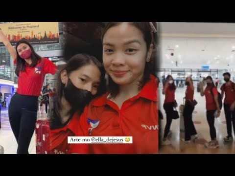 Team Pilipinas nasa Thailand na, Jema, Ella at Alyssa Nagkasiyahan sa ...