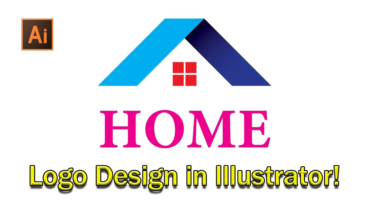 Property Development Logo Design in Illustrator | Home Logo Design ...