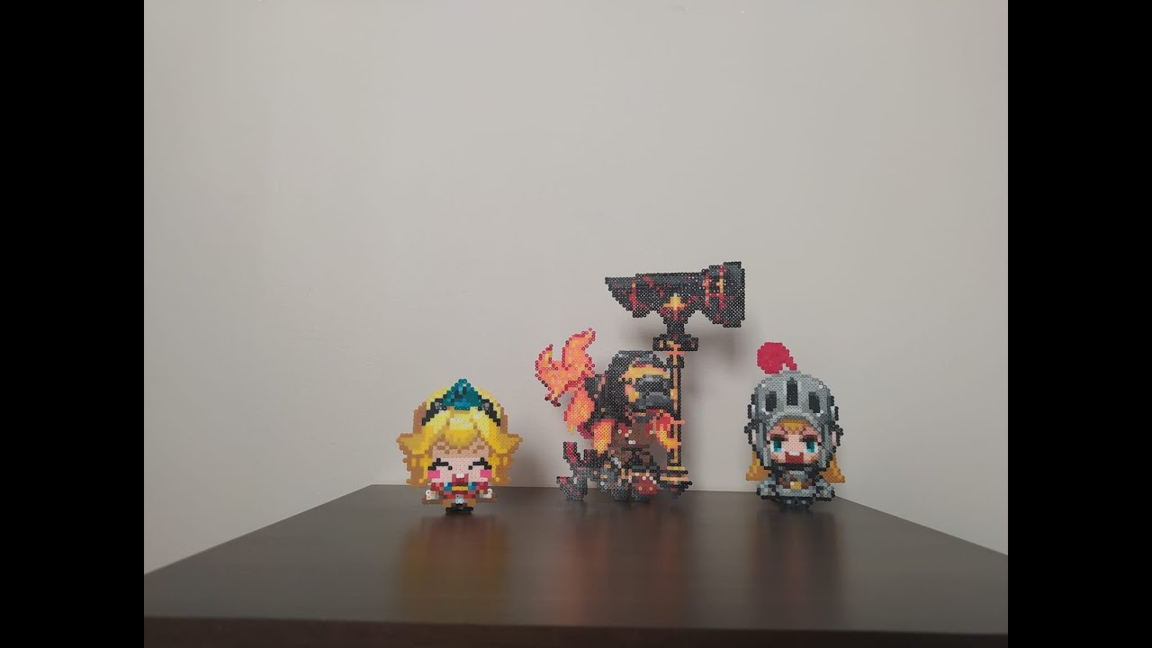 PixelArt | Guardian Tales | Blacksmith | Hama Beads - YouTube
