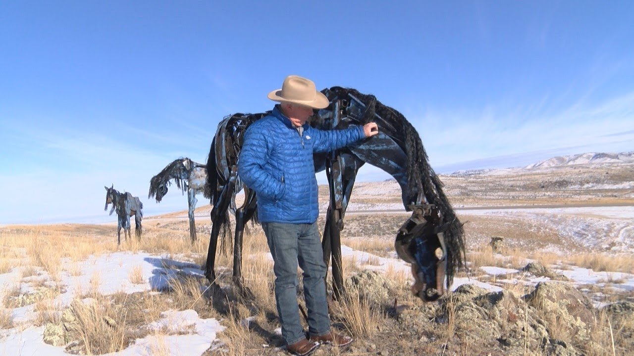 Best of Montana Moment: Bleu Horses are sculptor's gift to Montana ...