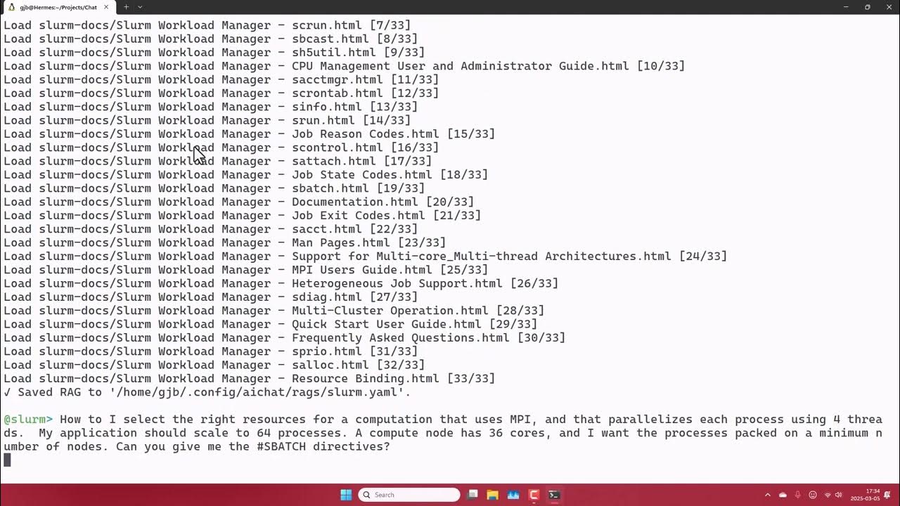 Talk to slurm documentation - YouTube