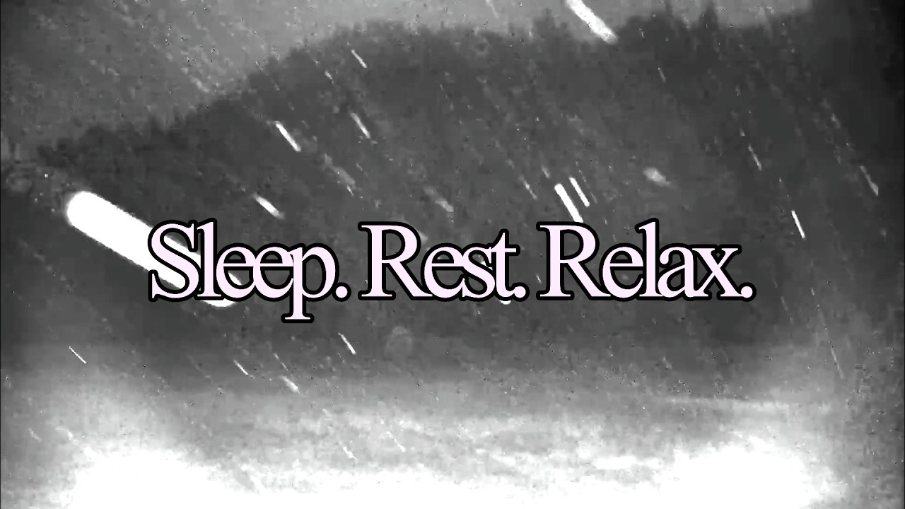 Snow Falling in Windswept Dark Mountain Valley | Sleep & Relax - YouTube