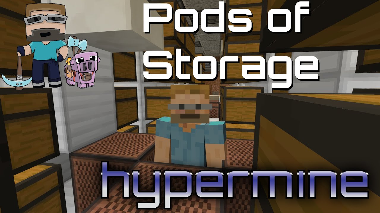 Minecraft: Pods of Storage! Vanilla SMP Lets Play 22 - YouTube