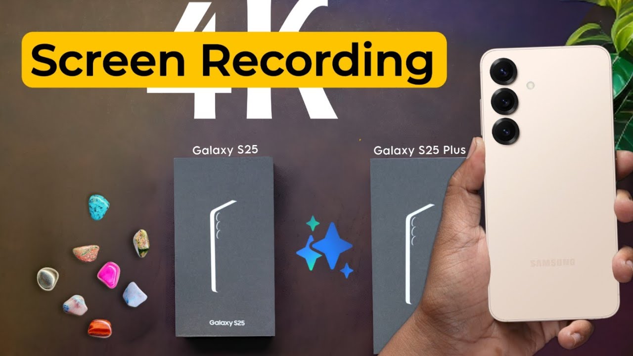 Samsung Galaxy S25 / S25 Plus: Start Screen Recording | How to Screen ...