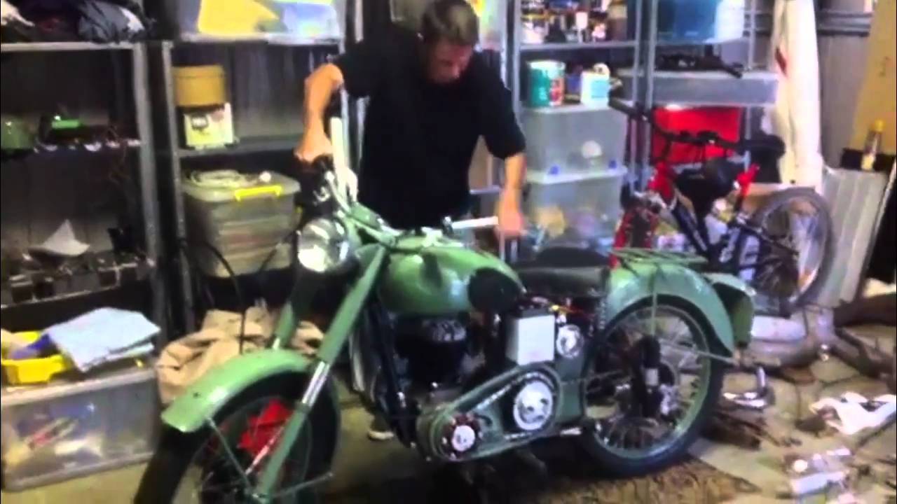 BSA C10 Motorcycle restoration - YouTube