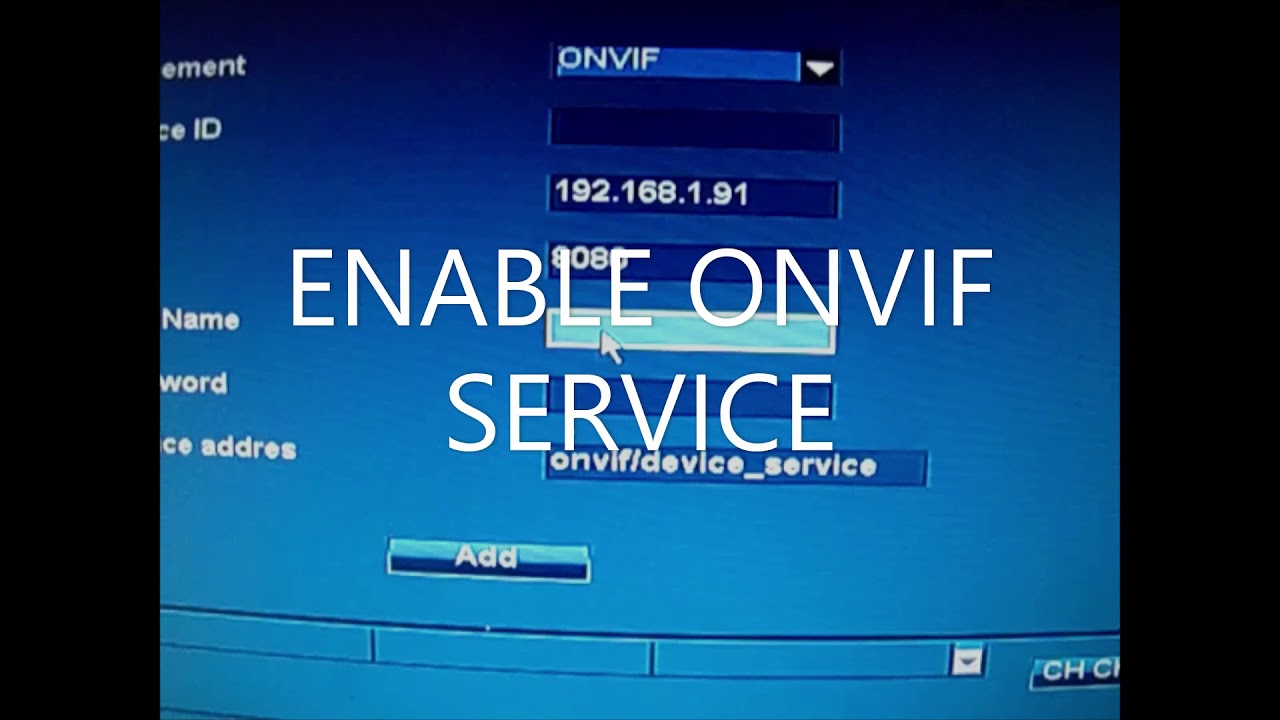 Adding ip365 camera to local NVR - YouTube