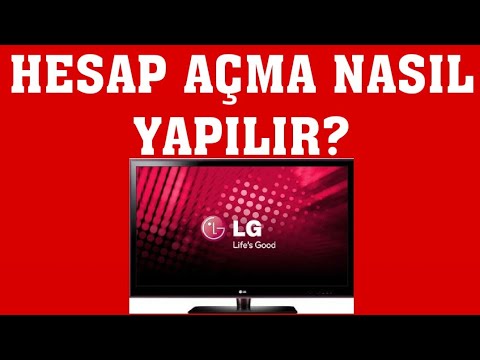 LG TV Hesap Açma Nasıl Yapılır?