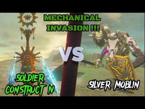 Construct Soldier IV vs Silver Moblin - (The Legend of Zelda: Tears of ...