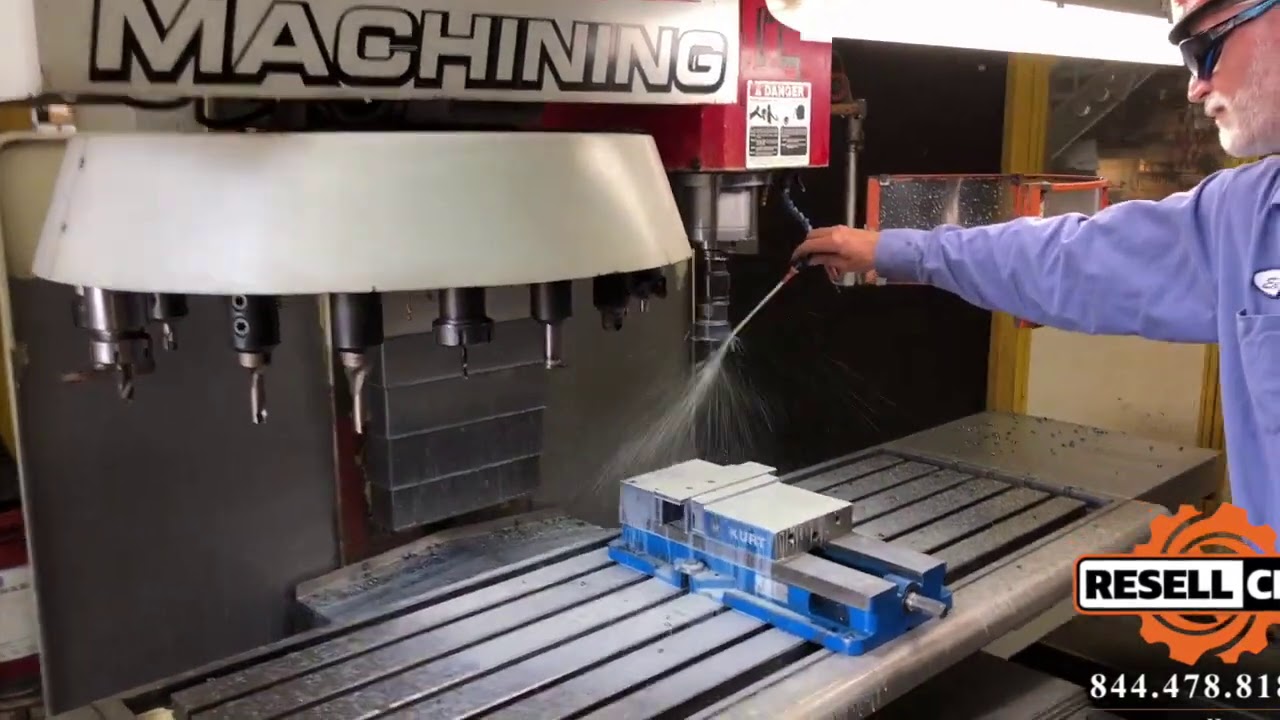 2005 Fryer VB-60 CNC Vertical Mill - YouTube