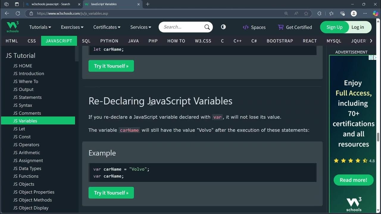 Master JavaScript Variables: Complete Beginner’s Guide 🌟 (2024 Update) - YouTube