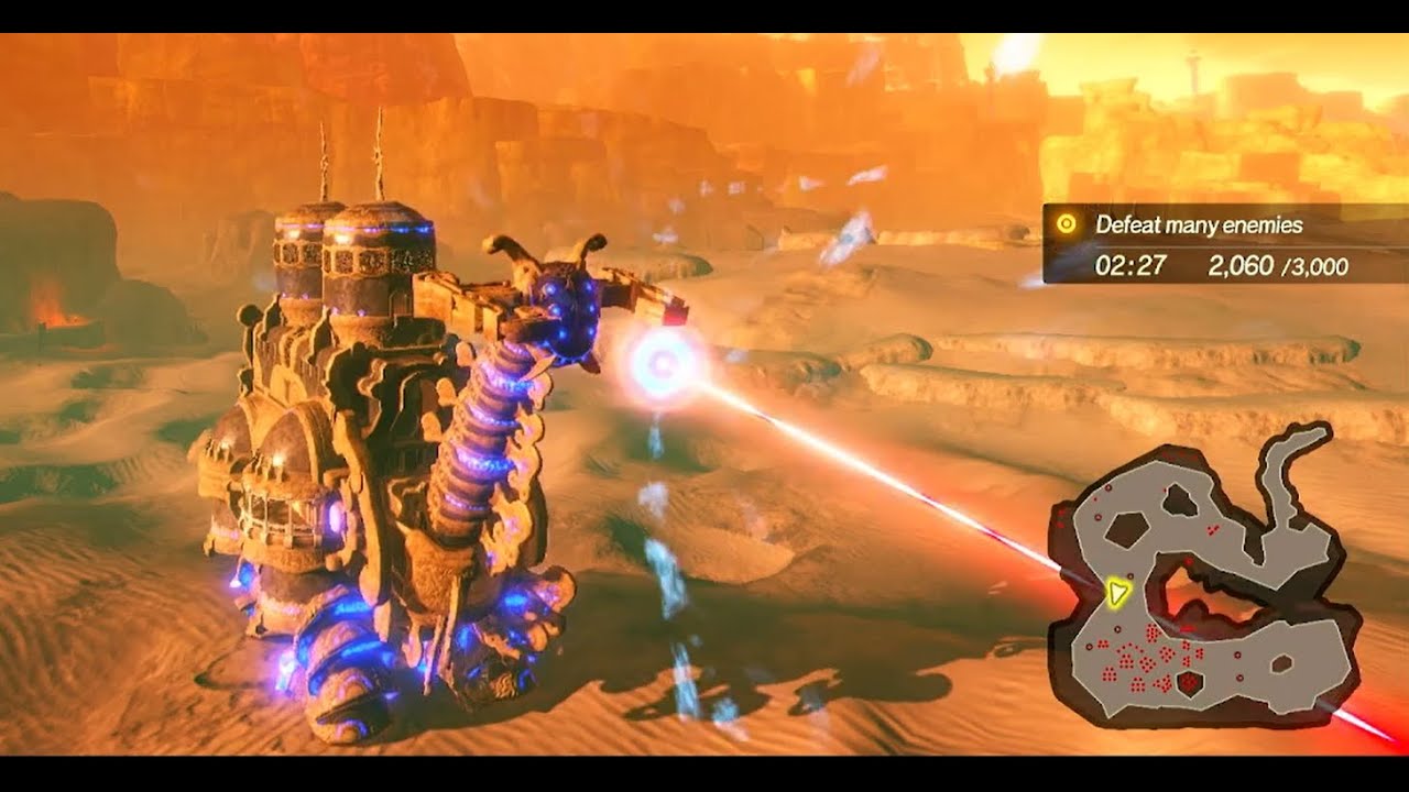 Divine Beast Vah Naboris - Hyrule Warriors : Age of Calamity - YouTube