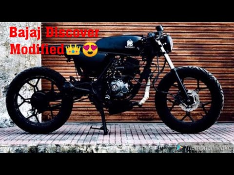 Bajaj Discover Modified into Cafe Racer By @RDModify - YouTube