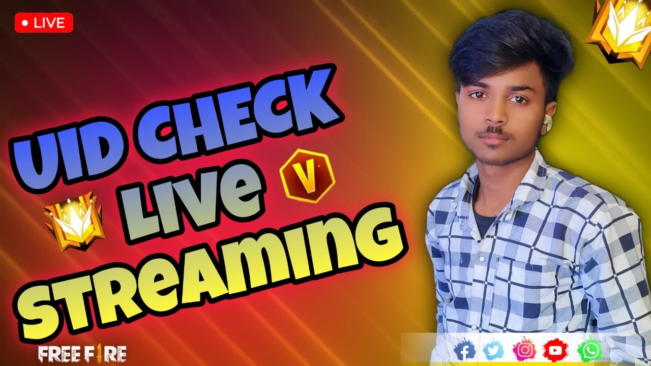 Live Streaming Uid Check Free Fire TondeGamer v badge Player UID CHECK ...