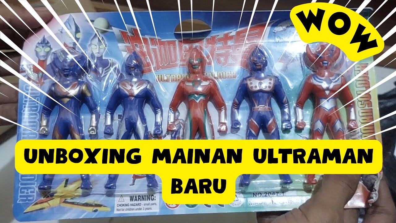UNBOXING MAINAN ULTRAMAN | UNBOXING MAINAN ULTAMAN BARU | ATTAKI TOYS ...