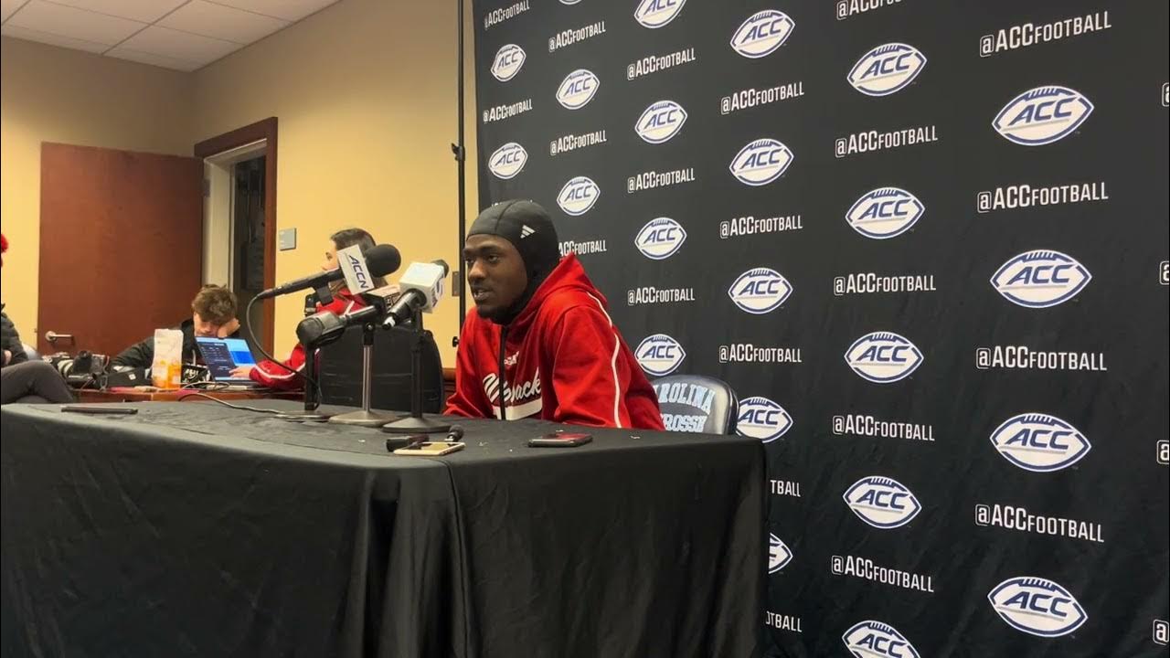 NC State WR Noah Rogers reacts to game-changing catch vs. UNC - YouTube