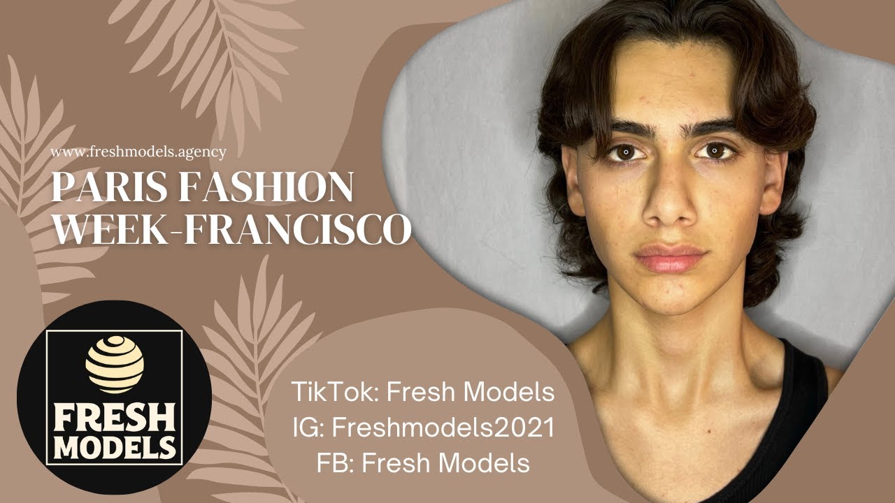 Fresh Models - Paris Fashion Week SS23 | Francisco from Paris - YouTube