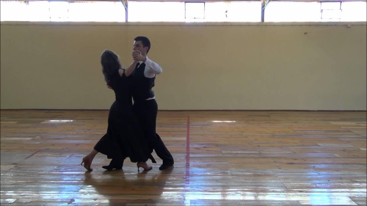 Slow Waltz, Sequence 6 progressive steps counting 123456 - YouTube