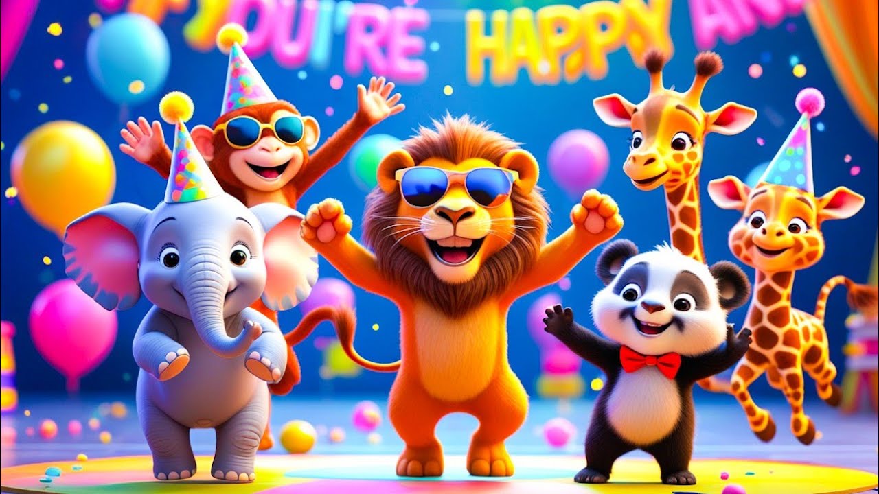 If You’re Happy And You Know It | Kids Songs | KidssVenture - Nursery ...