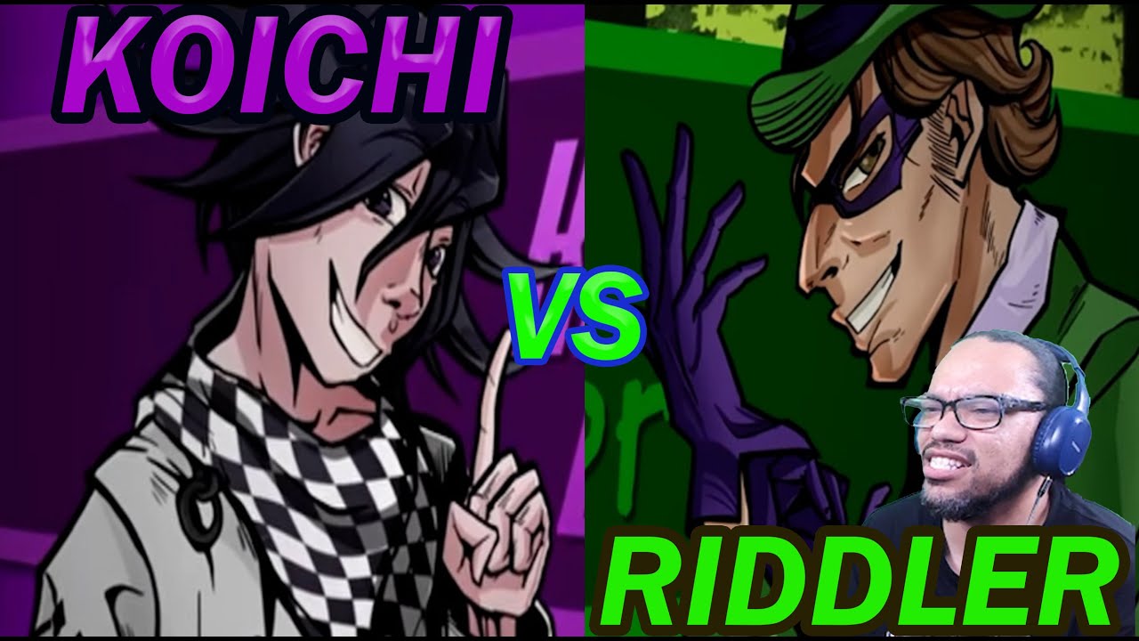 REACTION: Kokichi Ouma vs The Riddler - RAP BATTLE! - ft. GamingPlush64 ...