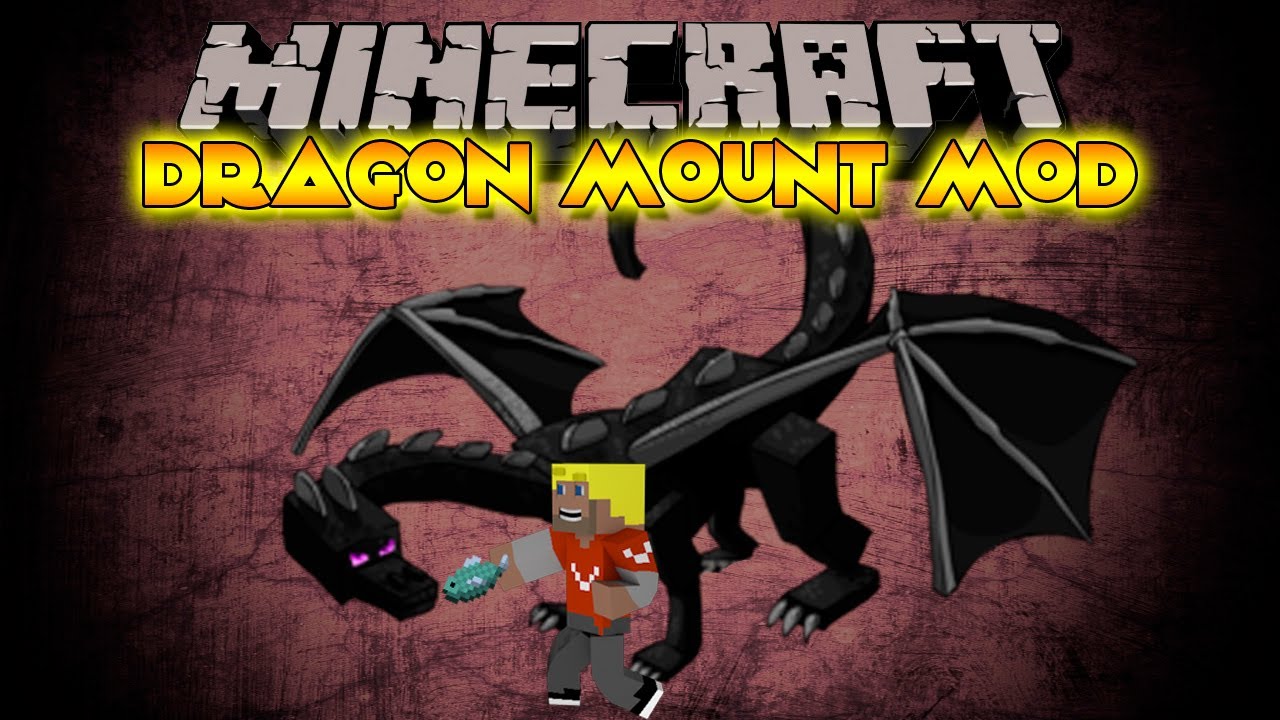 Minecraft 1.6.4 Dragon Mount Mod - YouTube