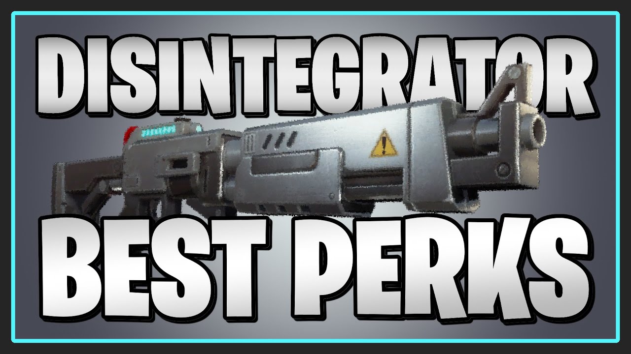The BEST PERKS for the Vindertech Disintegrator in Fortnite Save the ...