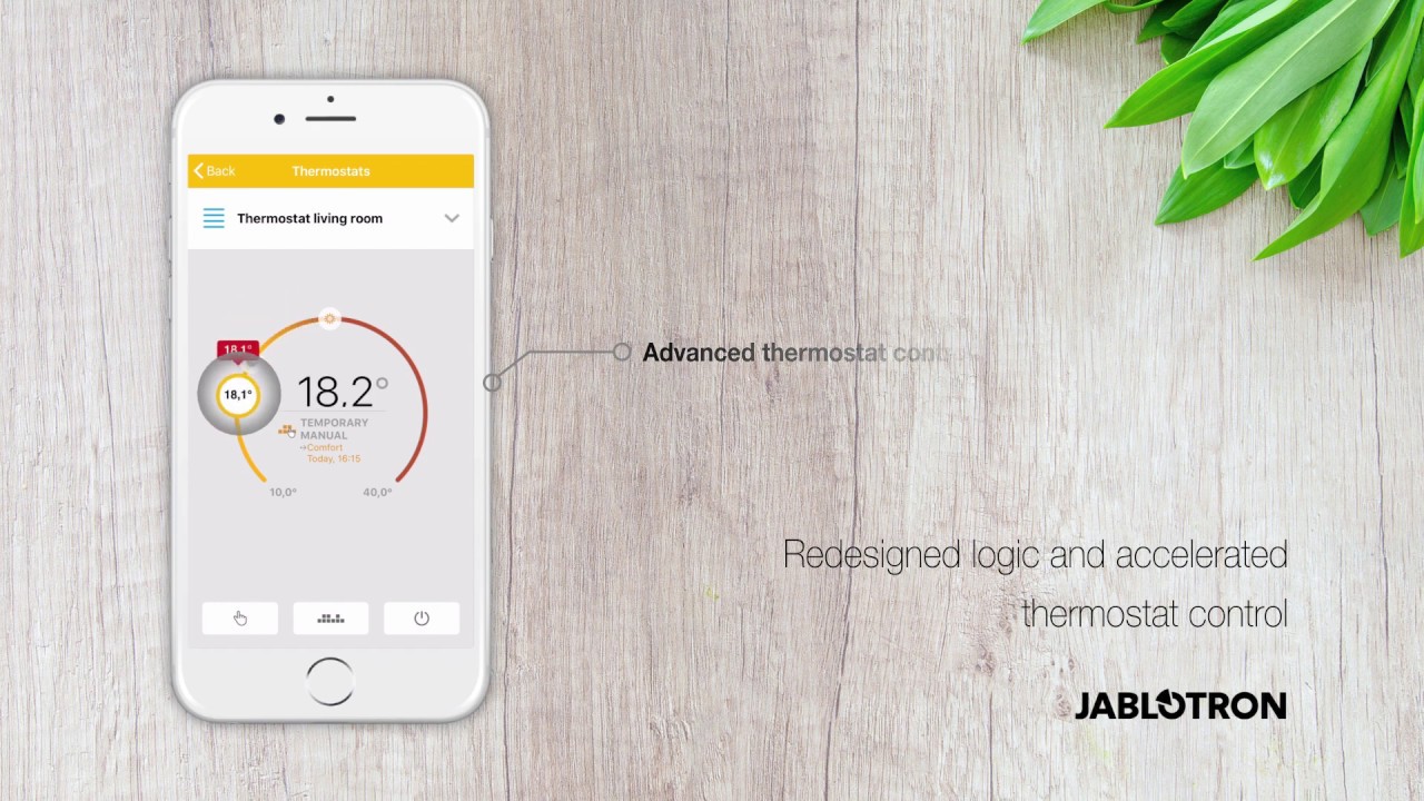 Redesigned logic and accelerated thermostat control | JABLOTRON - YouTube