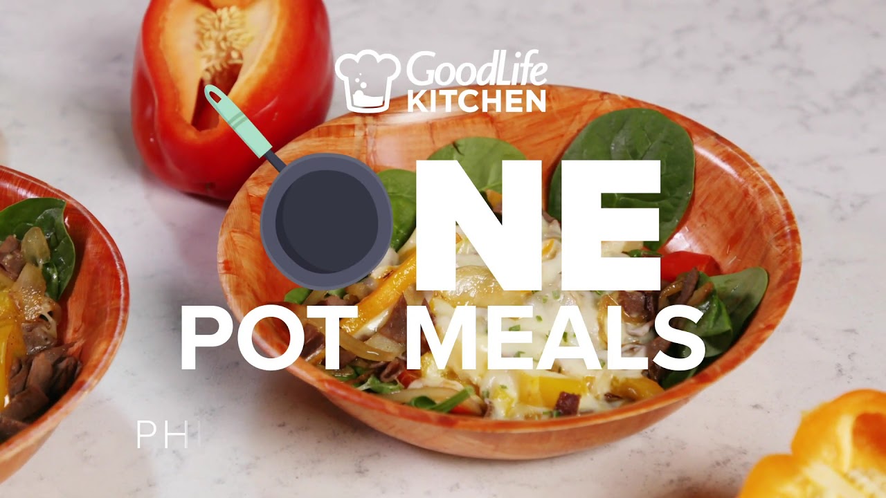 Cheese Steak Bowl | One Pot Meals | GoodLife Fitness - YouTube