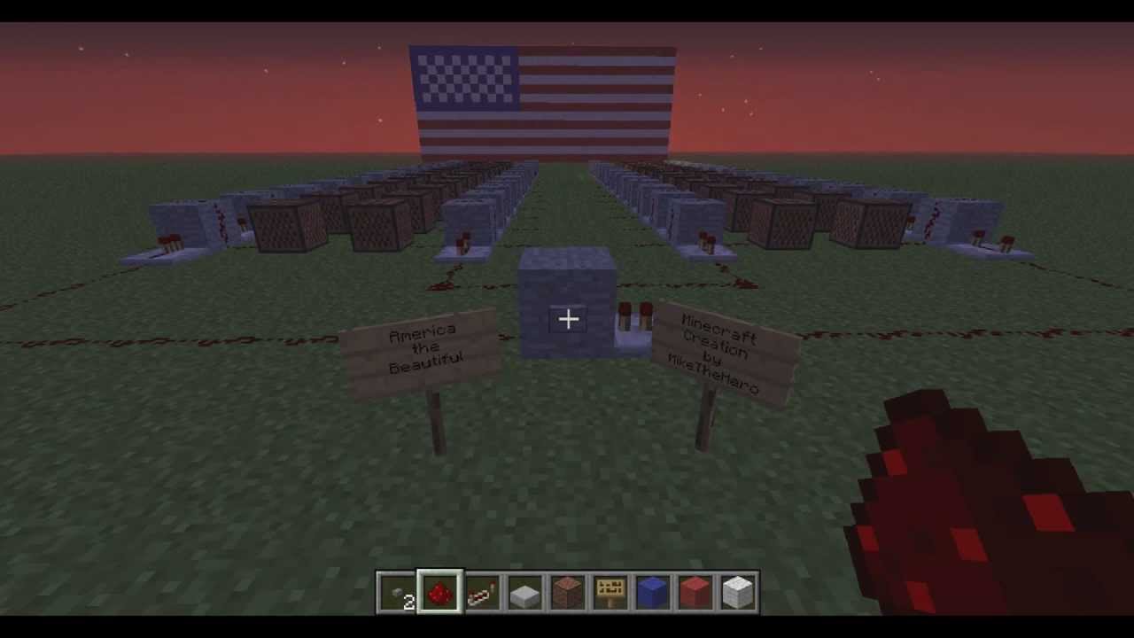 Minecraft - America The Beautiful - YouTube