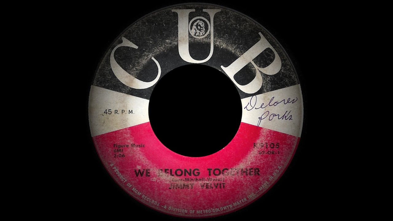 Jimmy Velvit - We Belong Together (Cub K9105-A) 1962 - YouTube