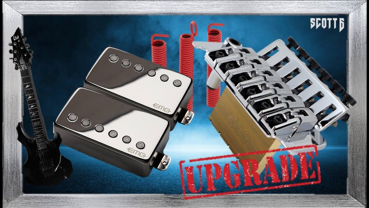 Upgrading ESP ltd F-250 highlighting the GOTOH Trem - YouTube
