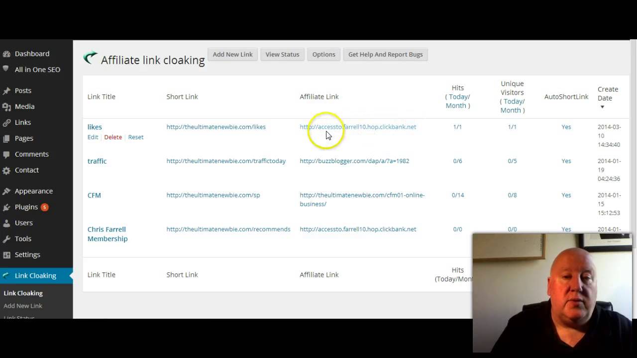 Affiliate Link Cloaking Plugin For Wordpress - YouTube