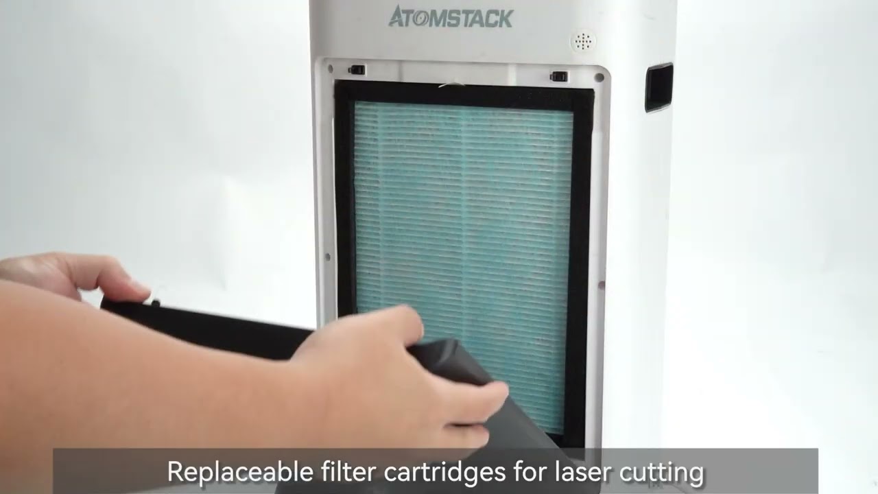 Atomstack Air Purifier for B1 Enclosure - YouTube