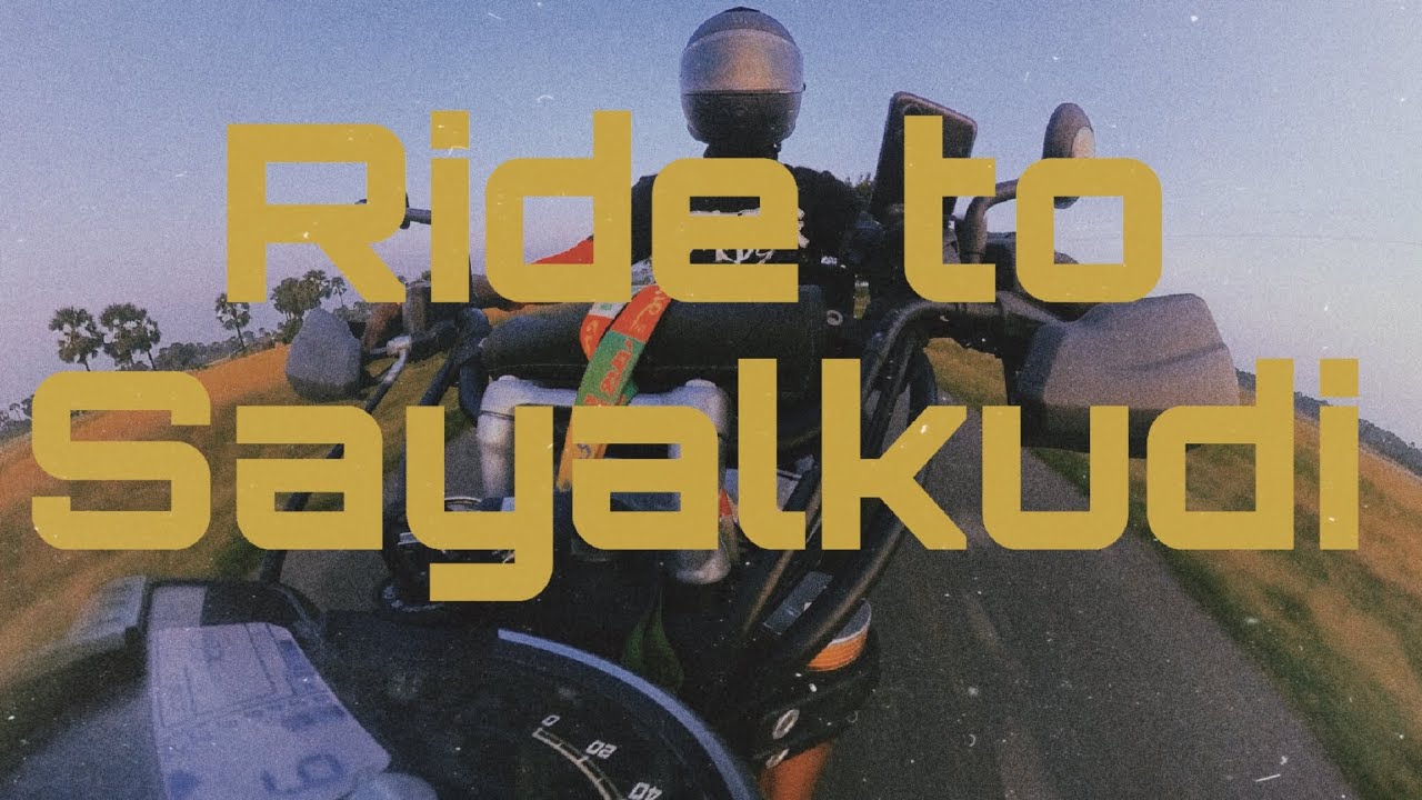 Weekend ride to Sayalkudi, Tamil Nadu, India. Triumph Scrambler 400X ...