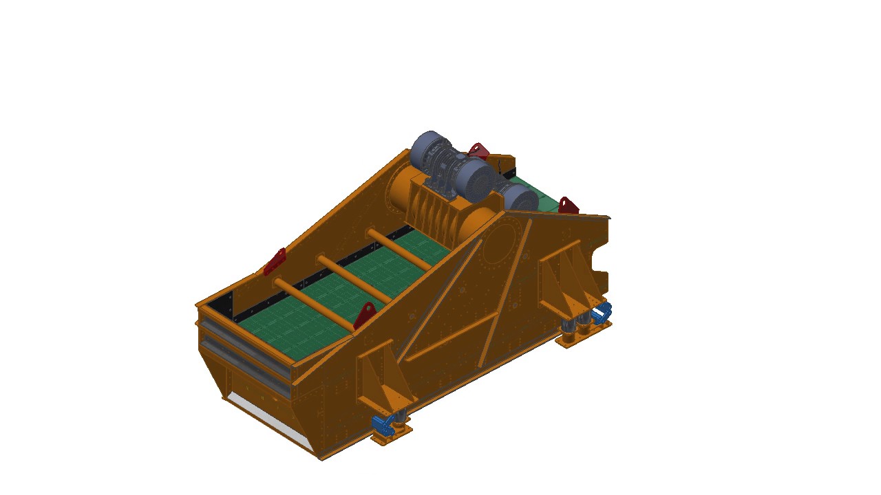 Vibramech Horizontal Screen 3D Rotation - YouTube