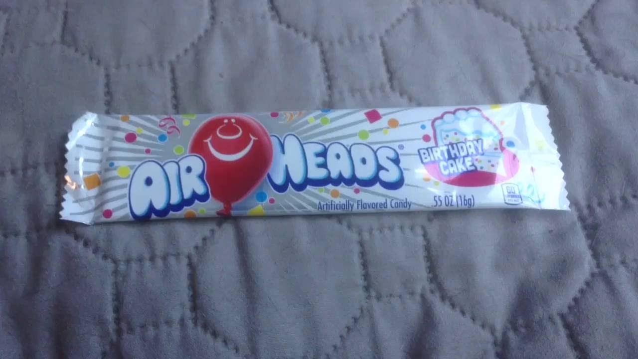 Air Heads™ Birthday Cake Bar Review! - YouTube