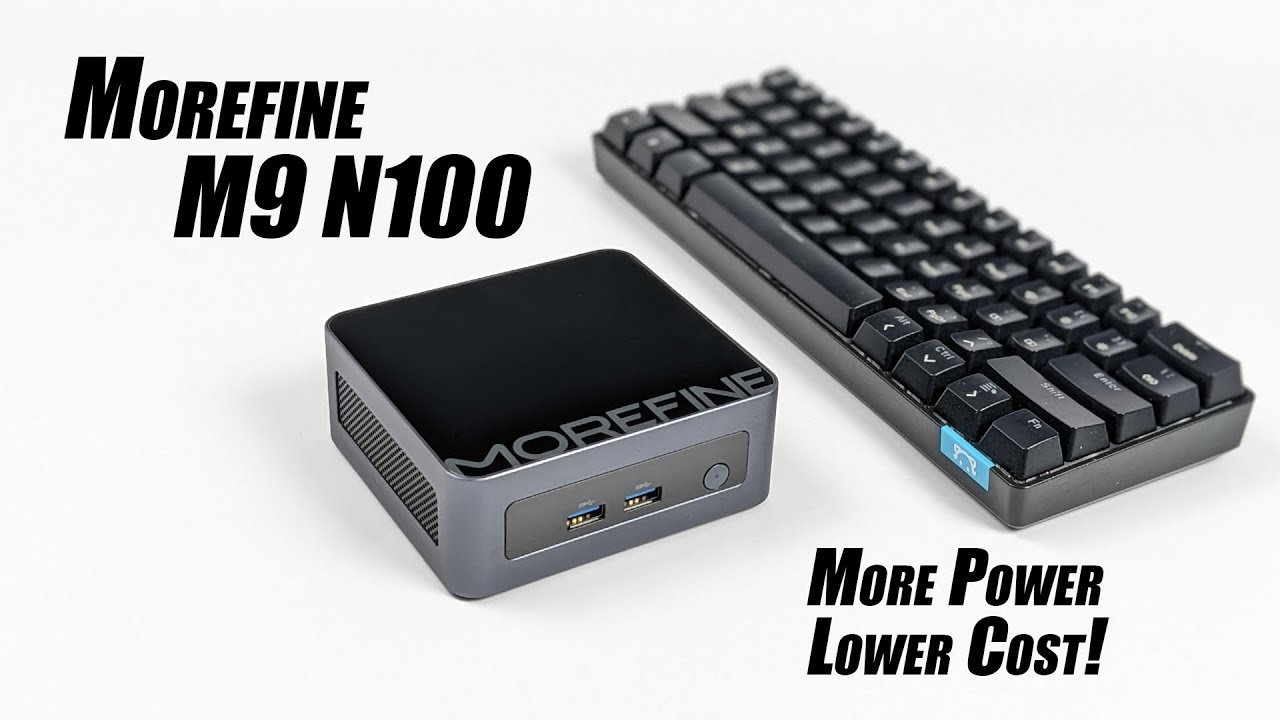 MoreFine M9 Hands On, This 4K Mini PC Has The All New N100 CPU - YouTube