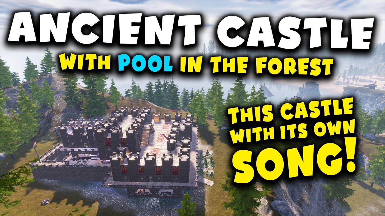 Ancient Castle with Pool in the Forest | Conan Exiles - YouTube