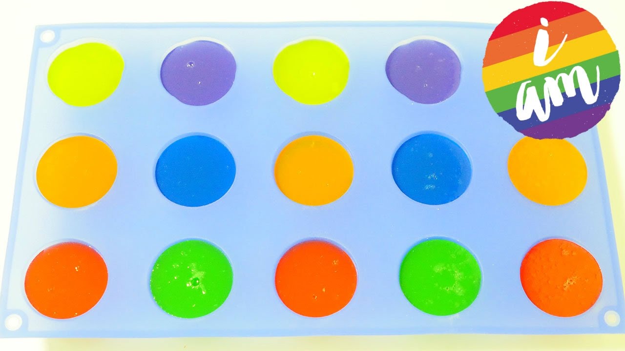 DIY How to make Rainbow Colors Half Flower jelly gummy pudding Pudding ...