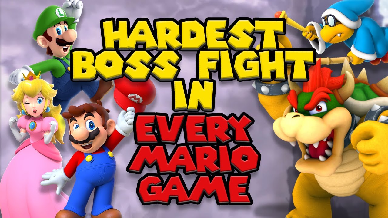 The Hardest Boss Fight In Every Mario Game YouTube the-hardest-boss-fight-in-every-mario-game-youtube