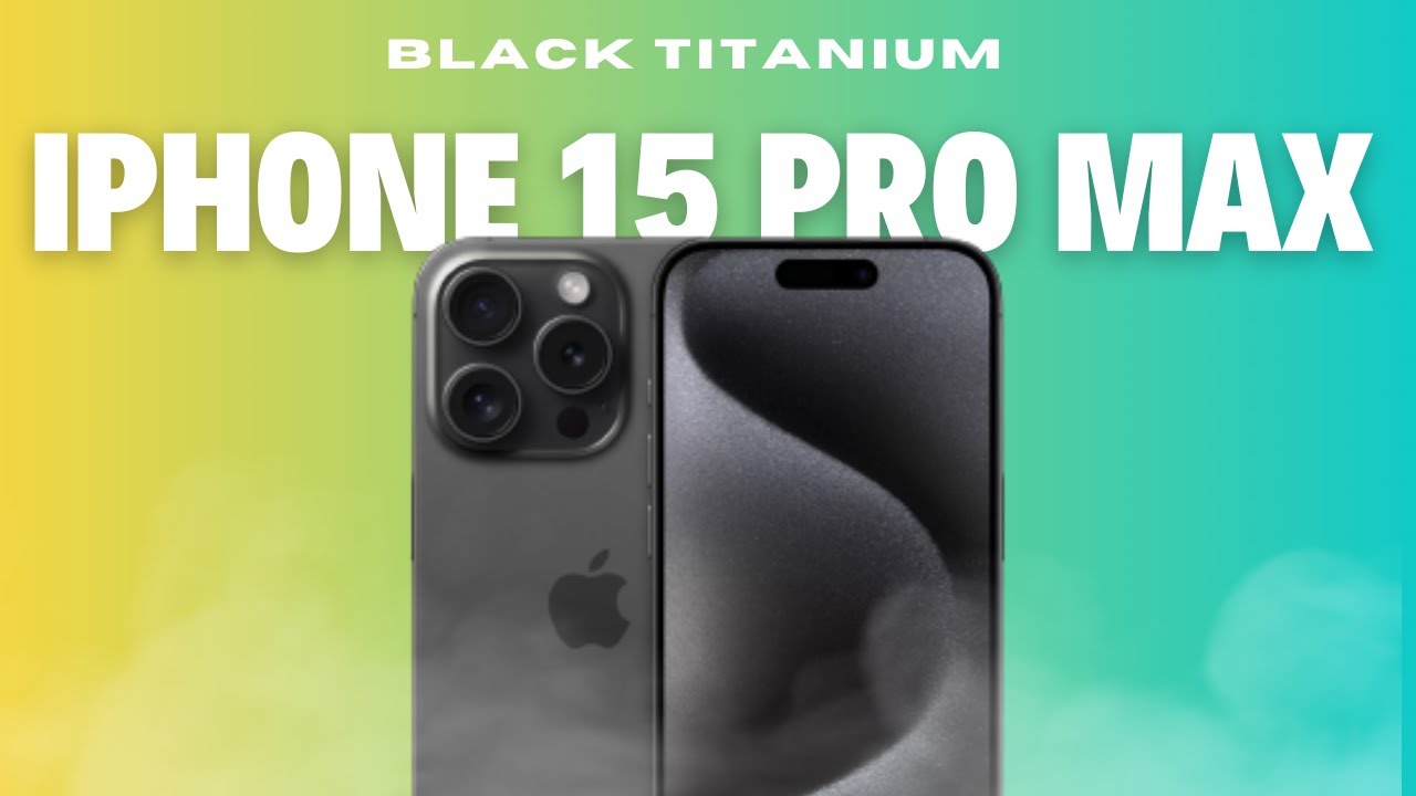 iPhone 15 Pro Max Impressive Unboxing Black Titanium - YouTube