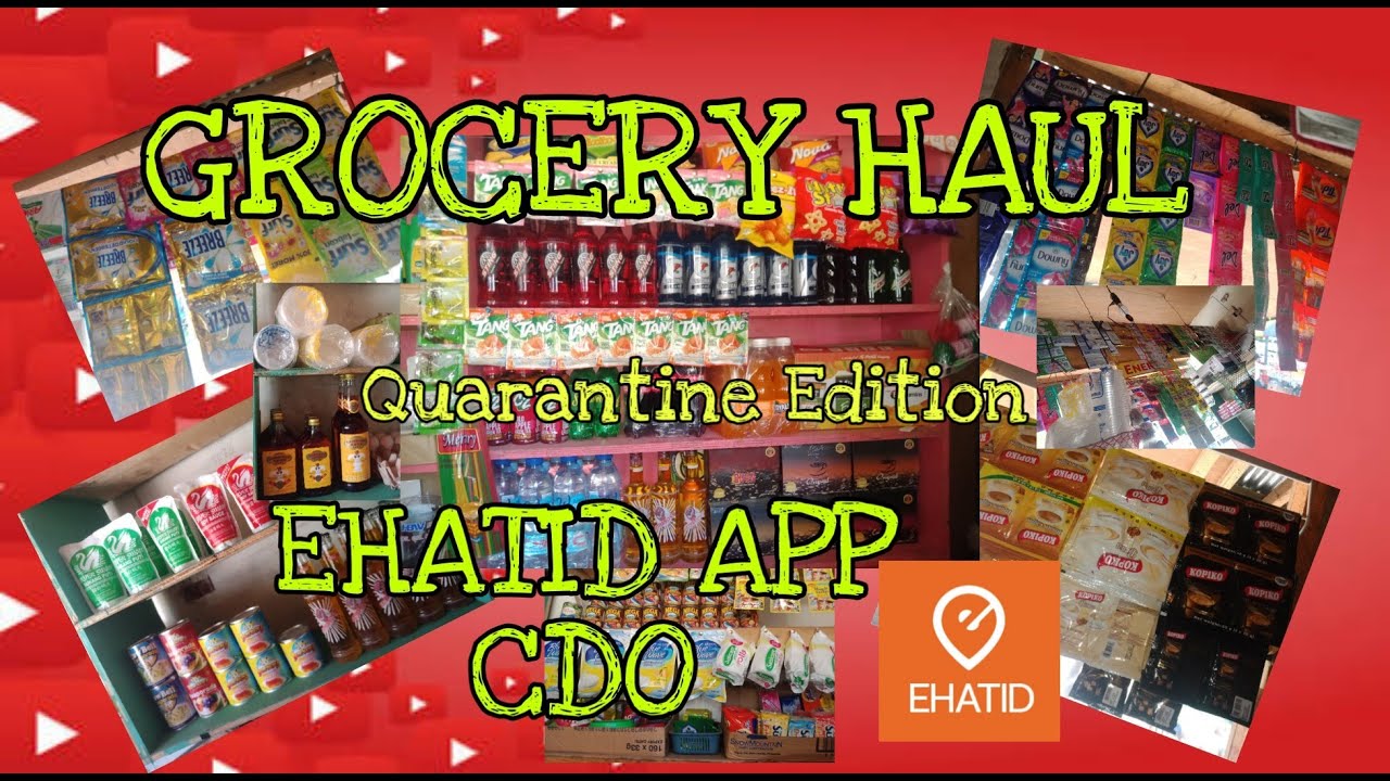 Grocery Haul para sa Tindahan + Ehatid Delivery App| Sari-Sari Store ...